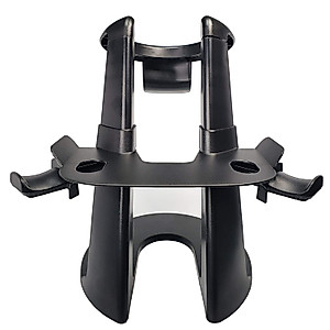 VR Stand for Oculus Quest 2, VR Headset Display Holder and Controller Holder Mount Station with Cable Velcro Strap for Oculus Quest/Quest 2/Rift/Rift S/GO/HTC Vive/Vive Pro/Play Station VR