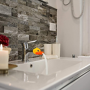 OGIFCHEN Baby and Children's faucet extension faucet guide sink extender long water hand washing device water diverter （3 Packs Dolphin）