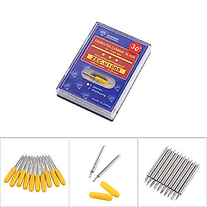 Cutter Blades 10pcs Precision Cutter Plotter Cutting Blades Cemented Carbide Blade Craft Cutter for Vinyl Cutting 30 deg 45 deg 60 deg(30°)