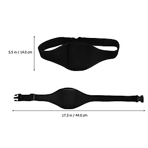 2pcs Mic Fitness Belt Adjustable Microphone Belt Pouch with Anti Dropping Strap, Sweat Absorbent Mic Carrier Pouch, Neoprene Waist Bag for Fitness Teacher Speaker Dancing