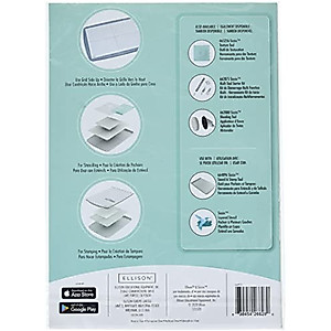 Sizzix Sizzx Accessory Sticky Grid Sheets 8 1/4" x 11 5/8" 5PK | 664927 | Chapter 3 2022, Multicolor
