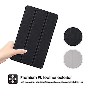 ProCase for Lenovo 8.0 Inch Tab M8 Gen 3 2022/ Smart Tab M8 Gen 3 2022/Tab M8 HD LTE 2021/ Tab M8 HD/Smart Tab M8/Tab M8 FHD 2019, Slim Hard Shell Protective Cover for Lenovo M8 8" Tablet -Black