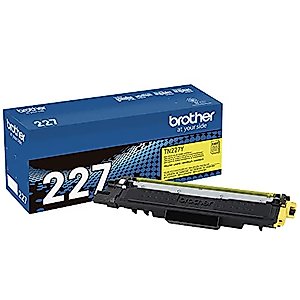 Brother Genuine TN227Y, High Yield Toner Cartridge, Replacement Yellow Toner, Page Yield Up to 2,300 Pages, TN227, Amazon Dash Replenishment Cartridge, 15.3 x 4.1 x 6.1 inches
