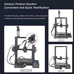 Official Direct Drive Extruder Kit,New Sprite Extruder Pro Upgrade Kit for Creality Ender 3/Ender 3 V2/Ender 3 Pro/Ender 3 S1/CR-10 Smart Pro 3D Printers，Support 1.5mm Filament