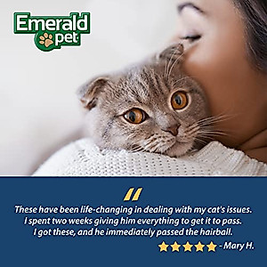 Emerald Pet Feline Health Chews UT Support — Natural Grain Free Urinary Tract Health Cat Chews — Cat Urinary Supplements with Cranberry, Chicory Root, and Dandelion Leaf Extract — Made in USA, 2.5 oz