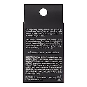 e.l.f. No Budge Cream Eyeshadow, 3-in-1 Eyeshadow, Primer & Liner With Crease-Resistant Color & Stay-Put Power, Vegan & Cruelty-Free, Wildflower