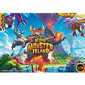 IELLO: King of Monster Island - Strategy Board Game, Sequel of The King of Line, Family Game, Play Cooperatively, Ages 10+, 1-5 Players, 60 Minutes