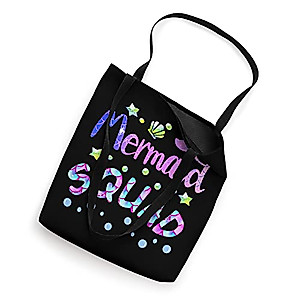 Squad Of The Birthday Mermaid Family Matching Party Squad Tote Bag