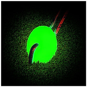 GLO-X Round Glow Markers -Pack of 4 - Powerful Glow in The Dark Camping Accessories for Tent Campers- Solar Powered Markers 12+ Hours Illumination