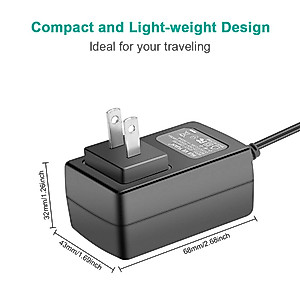HKY 12V AC Adapter Compatible with Sony Blu Ray Player BDP-S5200 BDP-S3700 BDP-S3200 BDP-S6700 BDP-S1700 BDP-S5700 BDP-S4700 BDP-S2700 BDP-S6500 BDP-S5500 BDP-S3500 Power Cord Charger AC-M1208UC