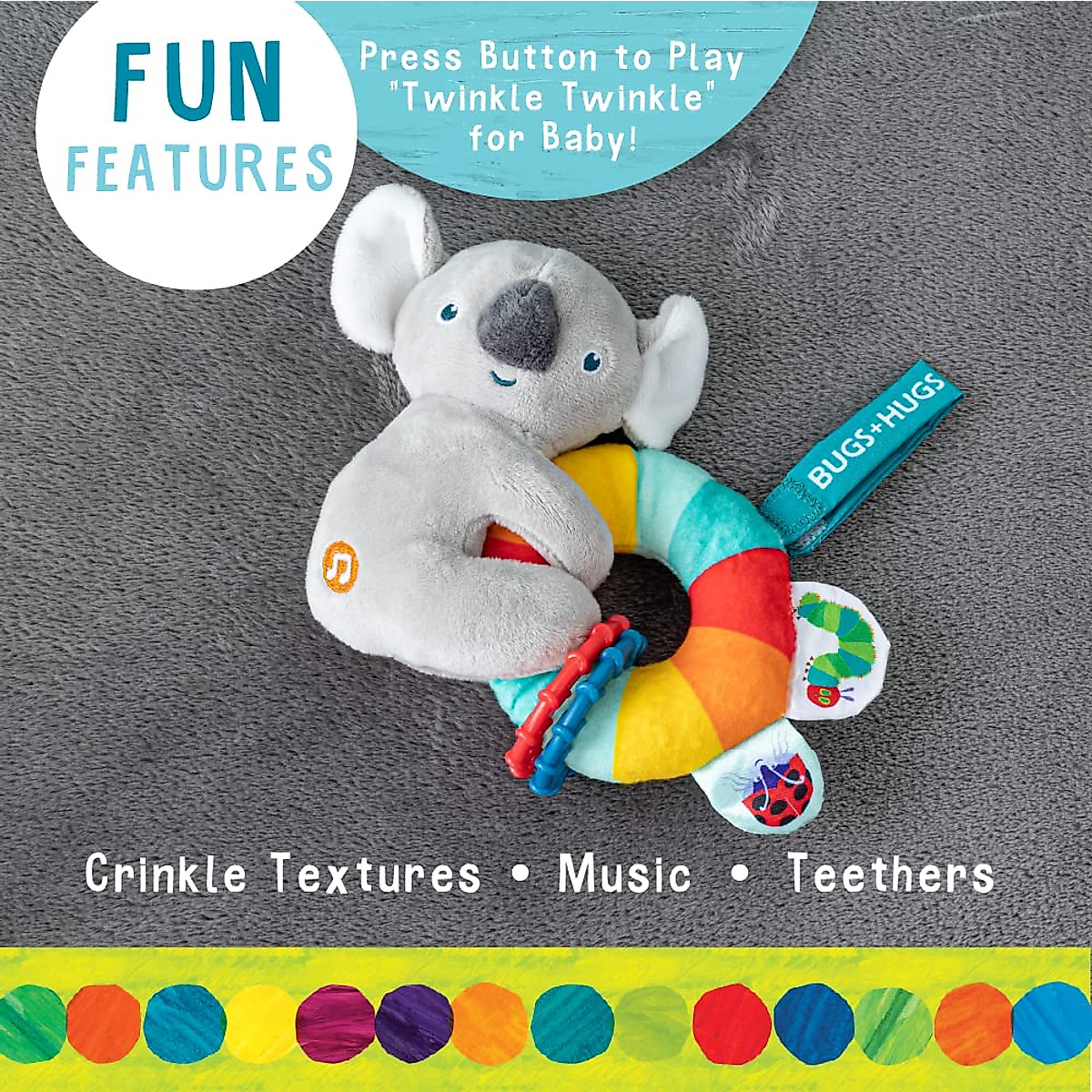 KIDS PREFERRED World of Eric Carle Koala Activity Toy with Music