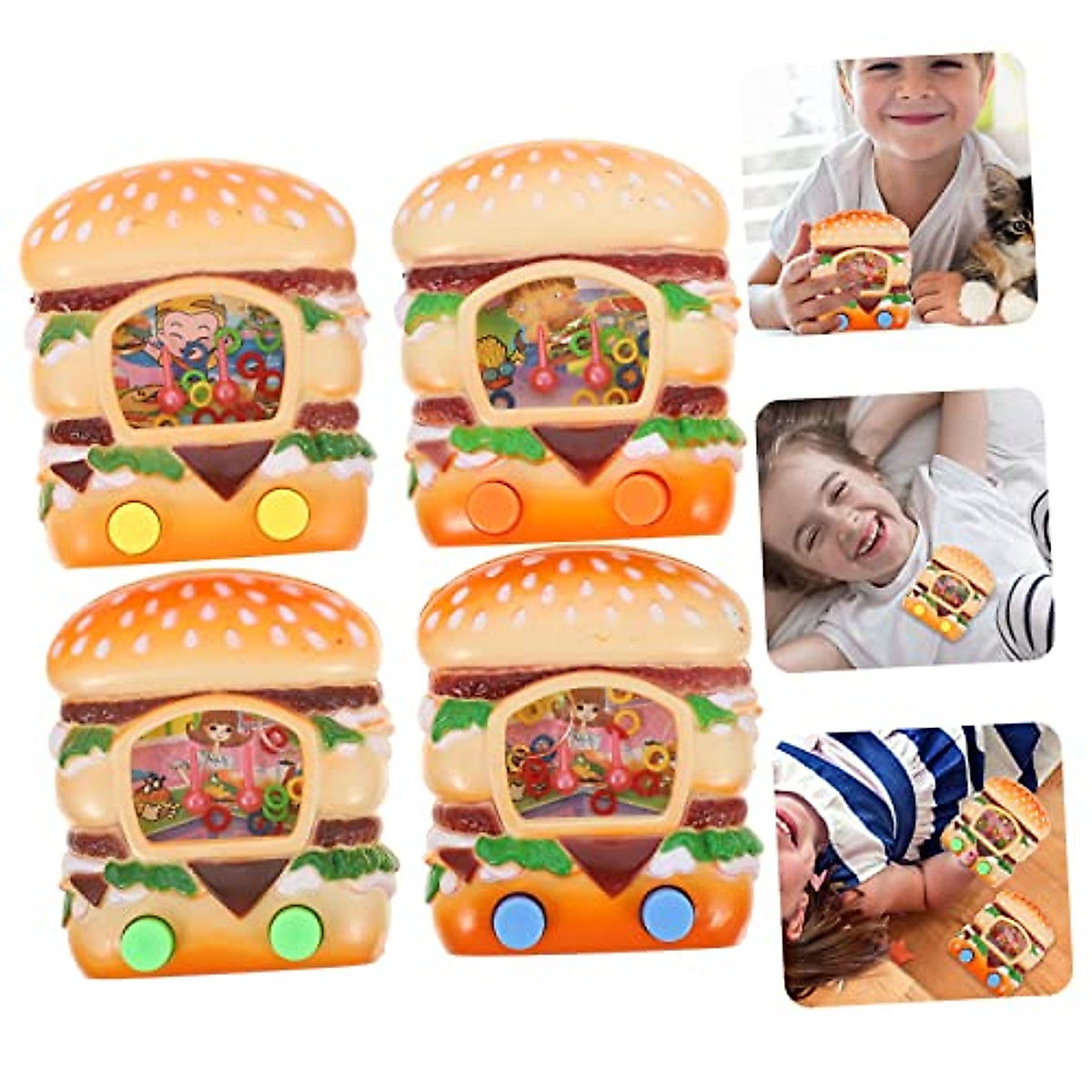 Alasum Beach Toys 16 pcs Toss Gifts Machine Games Underwater Color Handheld Children Retro Year Fun Shape Pastime Plaything Rings Game Sensory Aquatic for and Water New Puzzle Robot Toys