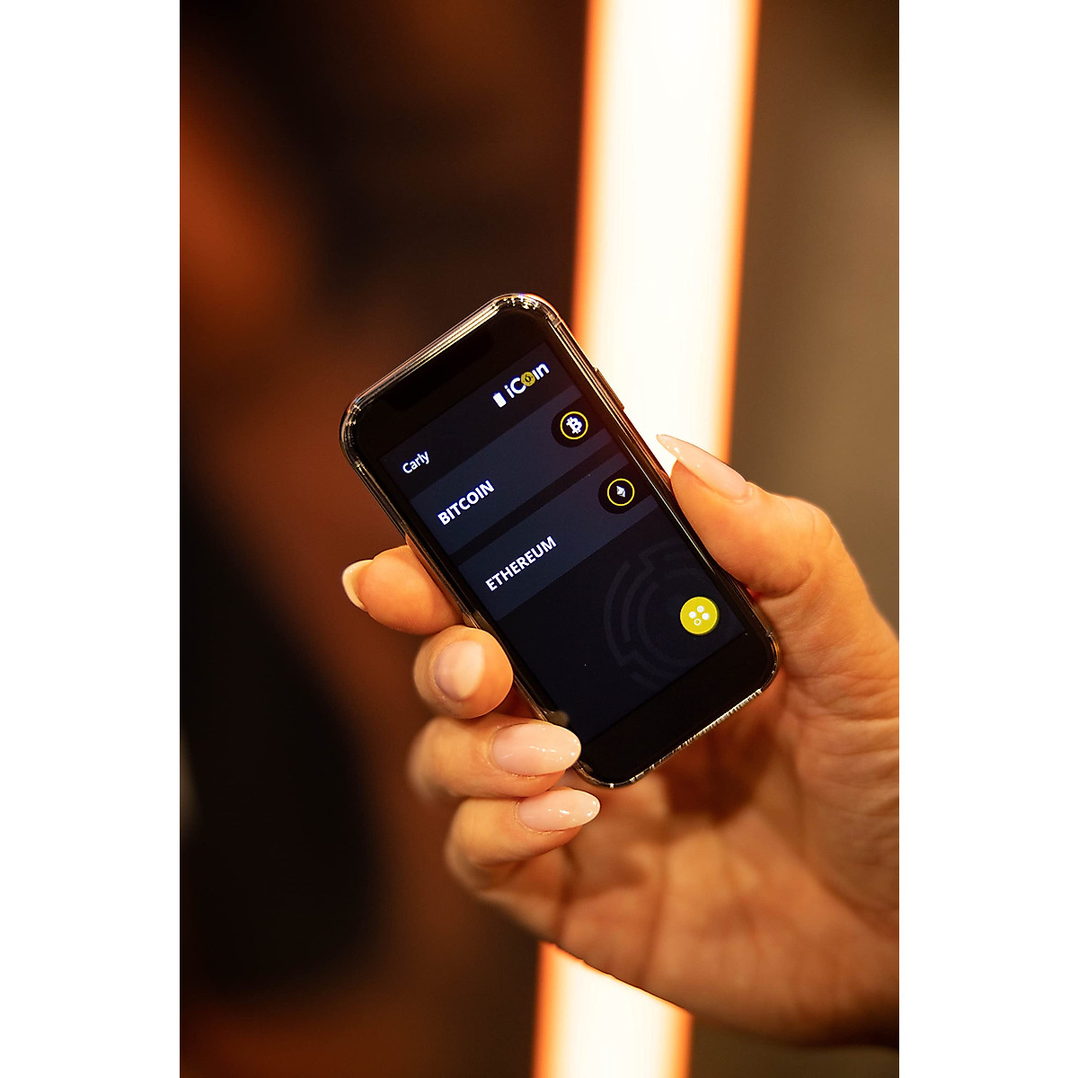 iCoin Wallet & Printer - Cold Storage Digital Crypto Hardware with 3in Color LCD Touchscreen, Secure Messaging and Digital Wallet for NFT, Crypto Currency and Tokens, All-in-one with Secure Printer