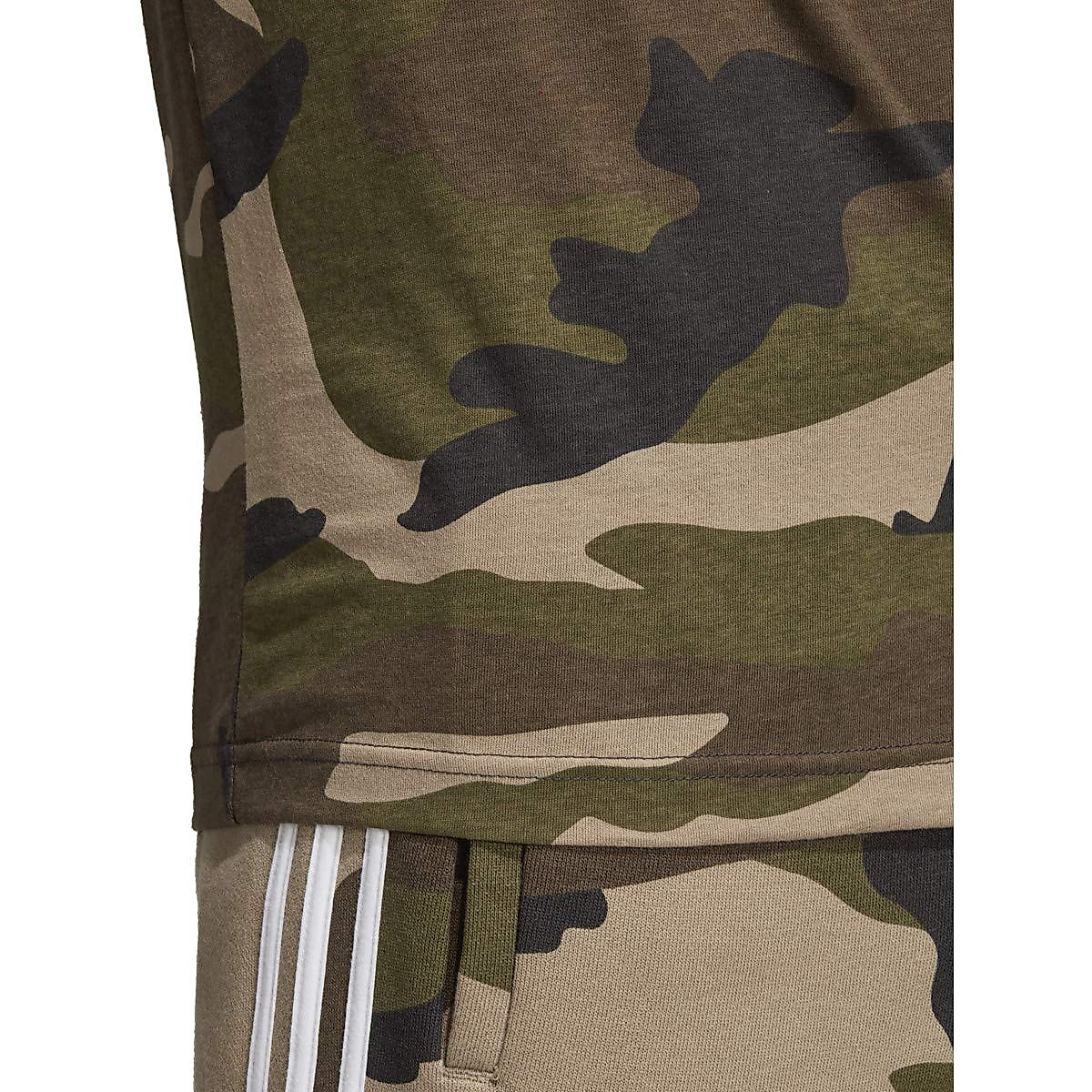 adidas Originals Men's Trefoil Tee, Multi/Utility Black, Medium