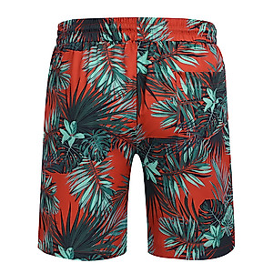 COOFANDY Men's Swim Trunks Board Shorts Summer Beach Shorts Swimsuit Swimwear for Men - No Liner