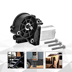 CNRAQR 676061 RV Stair Entry Step Motor Replacement for Kwikee Step Motor Part Number 1101428 379147 214-1001