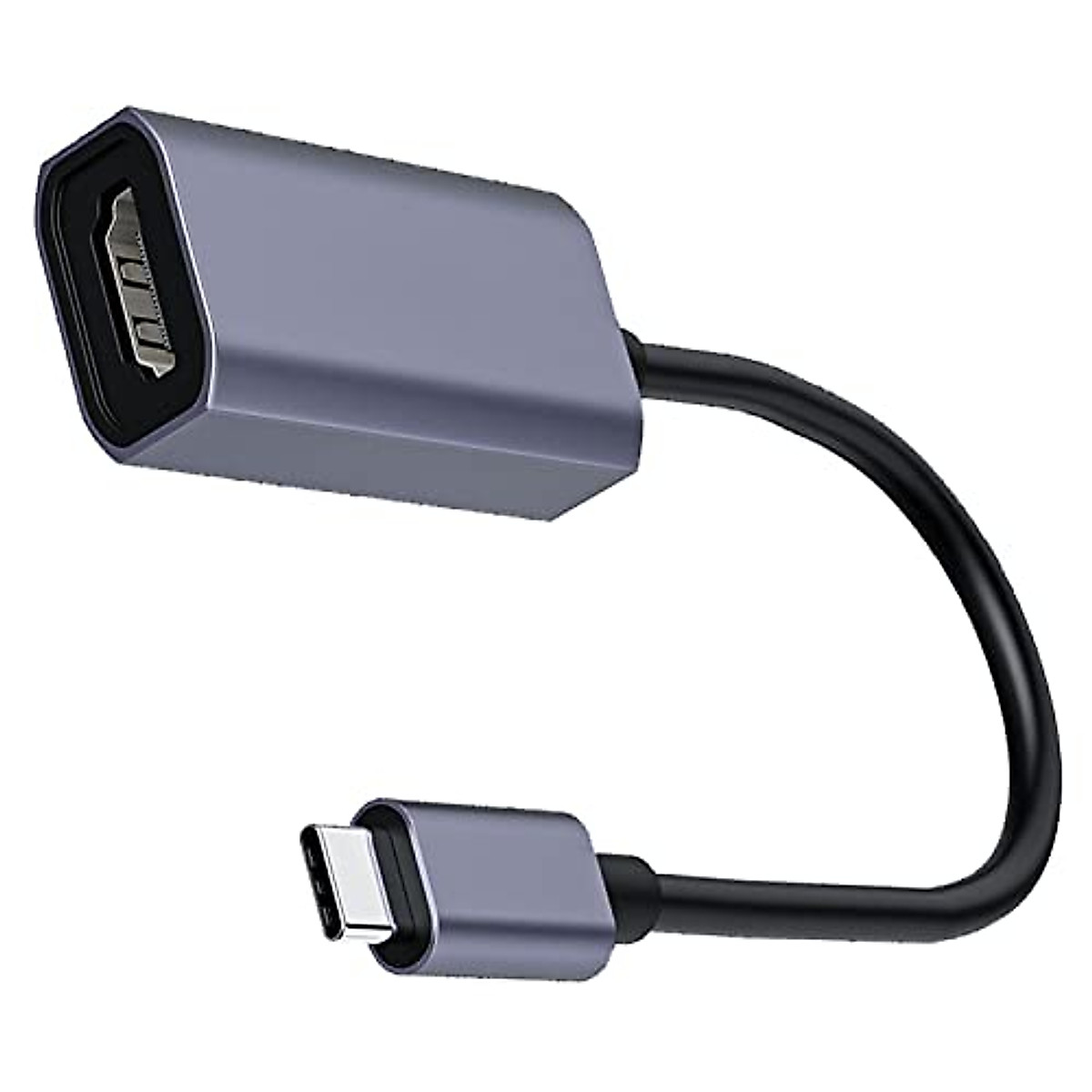 Naroote Type C to HD Adapter, Plated Plug and Play USB C to 4K Adapter for Laptop