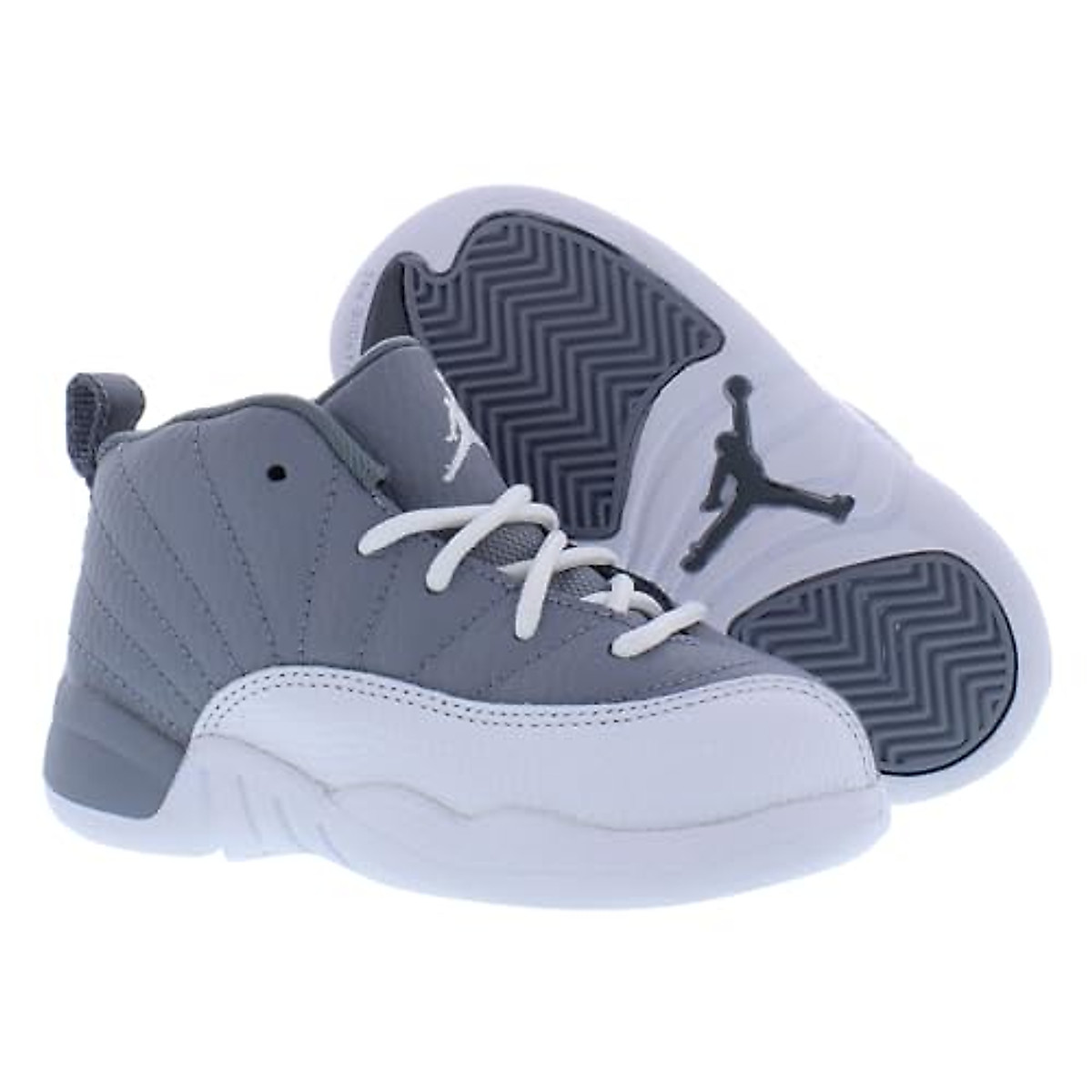 Jordan Baby Boy's 12 Retro (Infant/Toddler) Stealth/White/Cool Grey 5 Toddler M