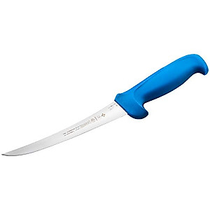 Mundial B5607-6 6-Inch Curved Semi-Stiff, Blue Boning Knife, 6"