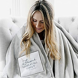 Pavilion - A Friend Loves at All Times - Proverbs 17:17-50x60 Inch Super Soft Royal Plush Throw Blanket