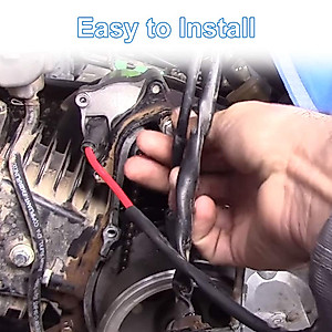 WATERWICH Starter with Soleniod Compatible with Honda 300 fourtrax Trx300 Trx300fw Trx300ex ATC250 250ES 1987-2000 Replaces 31200-HC4-023 31200-HC4-033 SM13213 128000-440