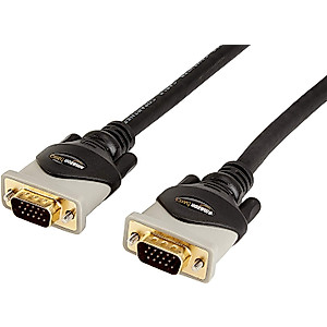 Amazon Basics VGA to VGA PC Computer Monitor Cable - 6 Feet (1.8 Meters)