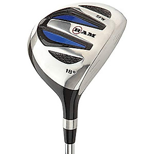 Ram Golf EZ3 Mens Steel Wood Set - Driver, 3 & 5 Wood - Headcovers Included