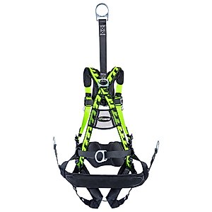 Honeywell Miller by Honeywell ACOG-TBBCUG Aircore Oil and Gas Harness with Steel Hardware Mating Buckle Chest Strap