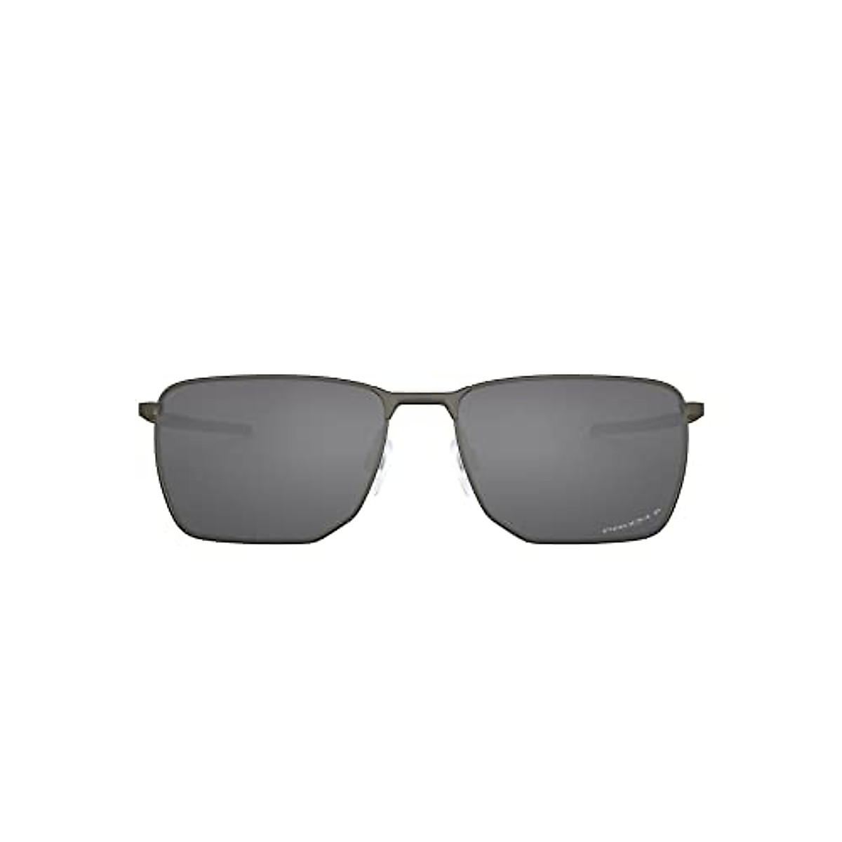 Oakley Men's OO4142 Ejector Rectangular Sunglasses, Carbon/Prizm Black Polarized, 58 mm