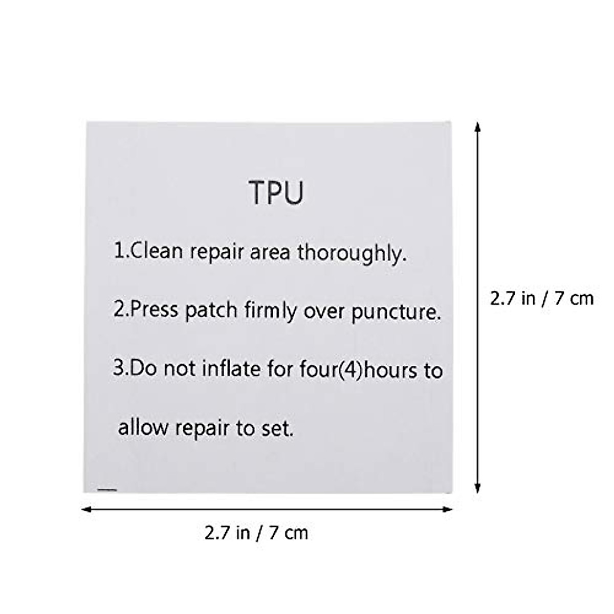 YARNOW 20sheets Tapes Pool Re Products Adhesive TPU Tool Pool, Supplies cm Mattress Decor Garden Toys Self Bounce Film Inflatable Rubber Patch Paddling Home Air Vinyl Product Transparent