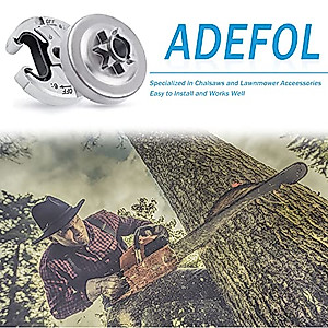 Adefol .325 7T Clutch Drum Bearing Kit for Husqvarna 455 460 Rancher Chainsaw Replacement Parts for 537291702