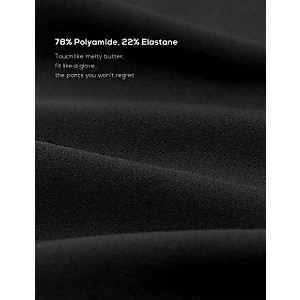 UNISSU Workout Leggings for Women Tummy Control High Waisted Gym Athletic Buttery Soft Squat Proof Yoga Pants 25'' Black X-Small