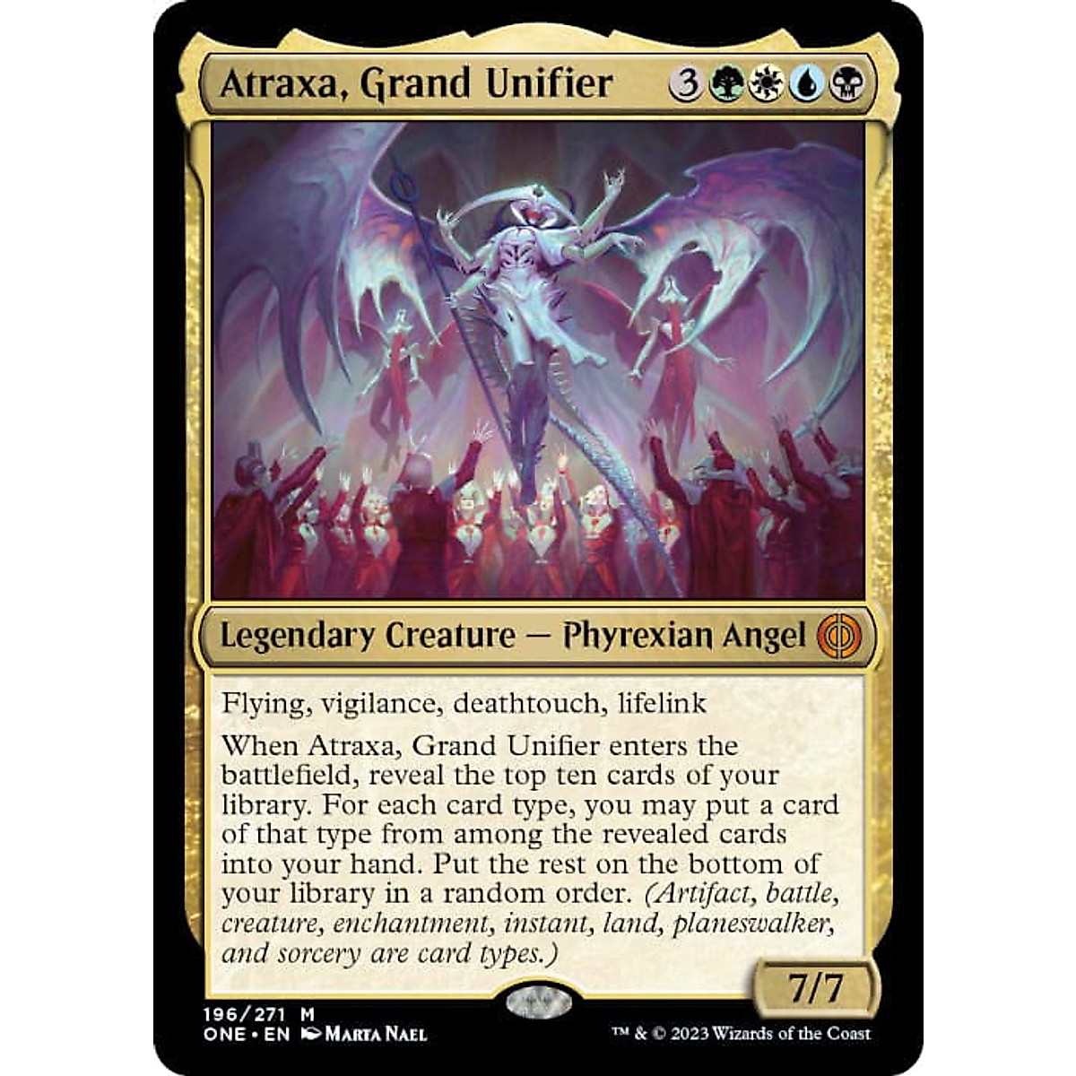 Magic: the Gathering - Atraxa, Grand Unifier (196) - Phyrexia: All Will Be One
