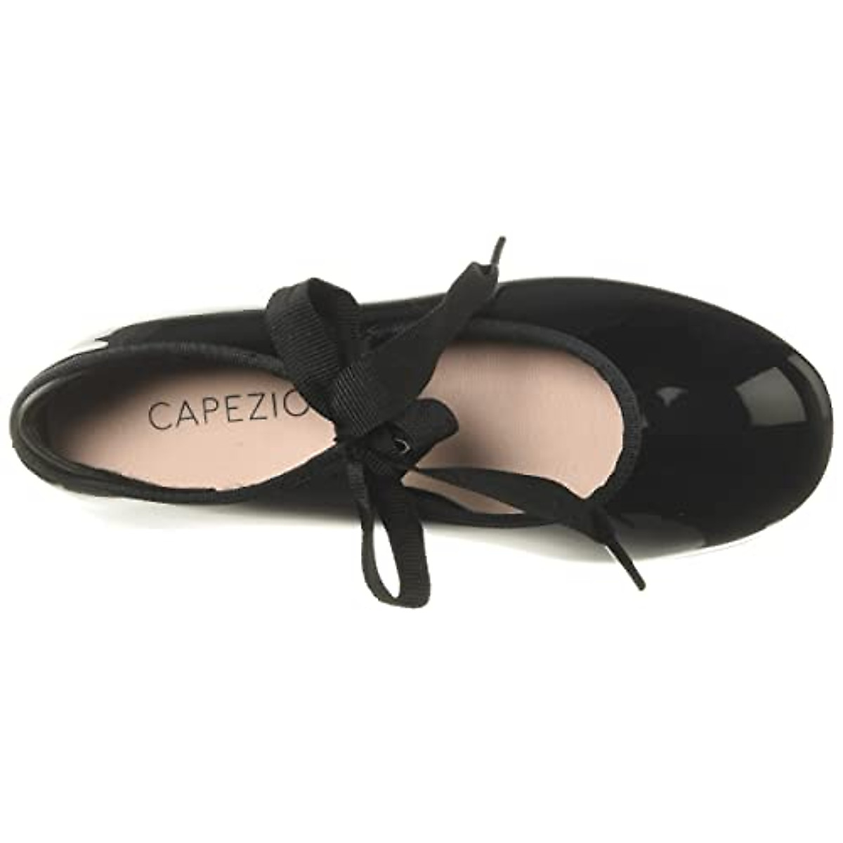Capezio girls Jr. Tyette Tap Shoe, Black Patent, 9.5 W US Toddler
