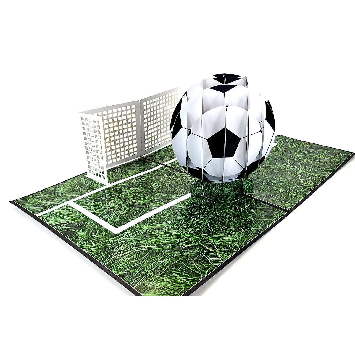 Soccer Pop Up Birthday Card, 3D Greeting Card, Congratulations Card for Sports Fan, Soccer Team