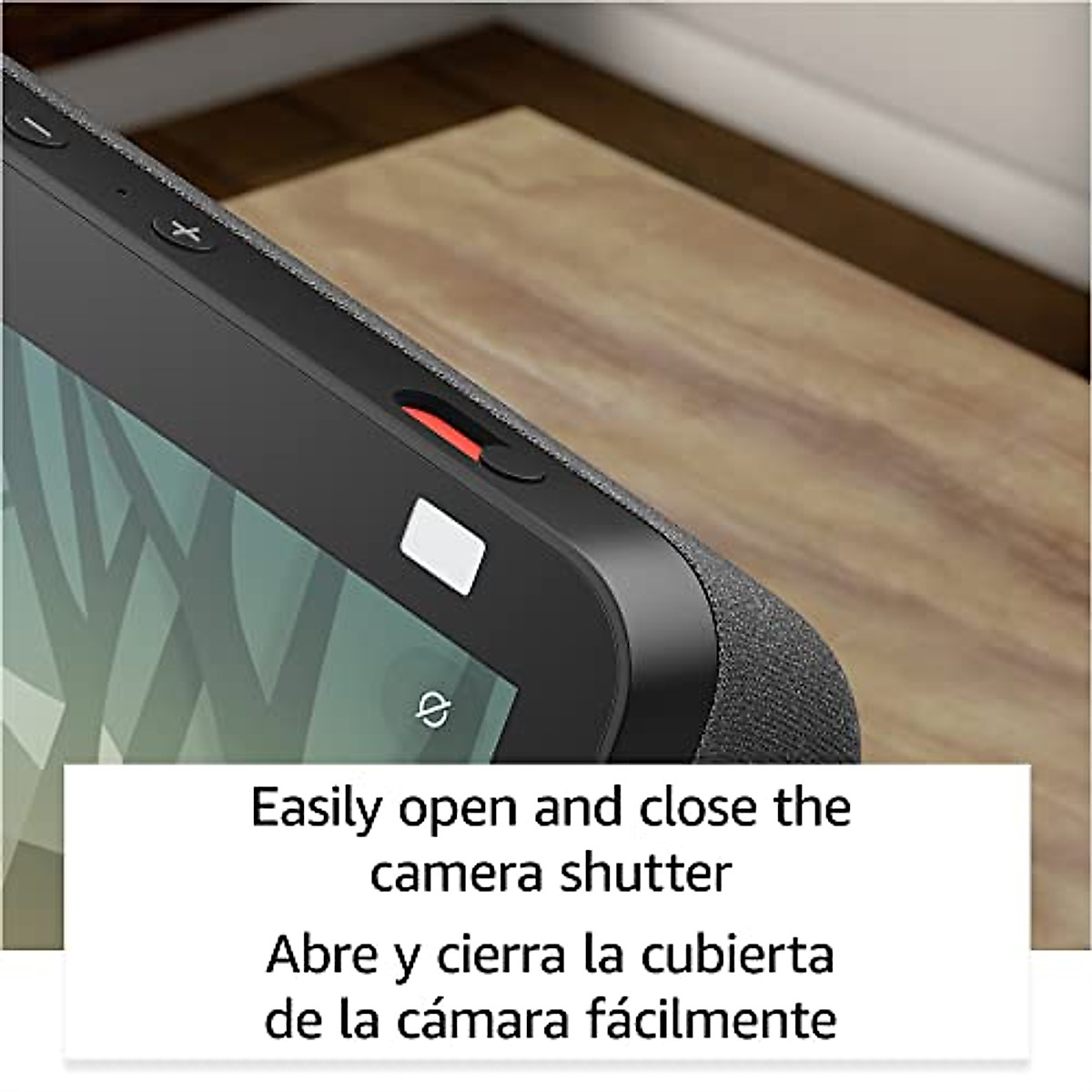 Echo Show 8 (2nd Gen, 2021 release) | International Version with EU Power Adaptor | HD smart display with Alexa and 13 MP camera | Charcoal