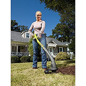 Ryobi 18-Volt Lithium-ion Shaft Cordless Electric String Trimmer and Edger ZRP2003A (WITHOUT Battery and Charger) (Renewed)