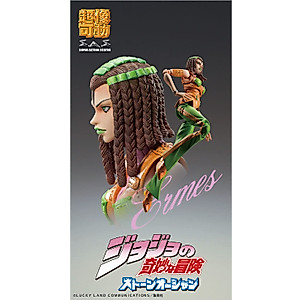Medicos JoJo’s Bizarre Adventure Part 6: Ermes Costello Chozokado Super Action Statue Figure, Multicolor