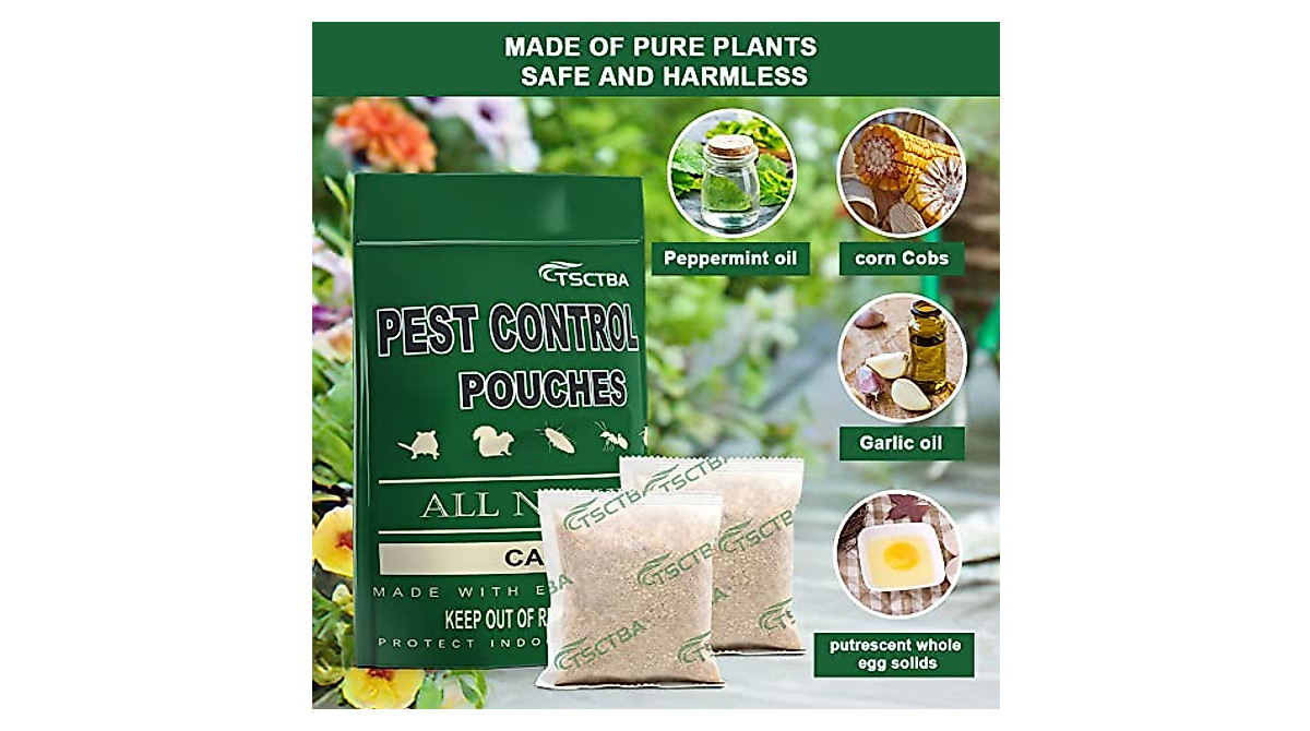 Natural Pest Control Pouches - Repel Rodents & Insects Effectively