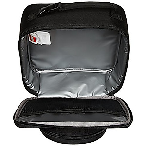 LEGO Lunch Bag, Durable and Insulated, with Mesh Pouch and Zip Compartment, Perfect for On-the-Go Meals, Black