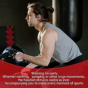 FOLEY Bone Conduction Headphones, IPX8 Waterproof Underwater Headphones for Swimming Wireless Bluetooth 5.3 Build-in 32GB Memory and Microphone MP3 Player Open Ear Headsets for Diving/Cycling/Running