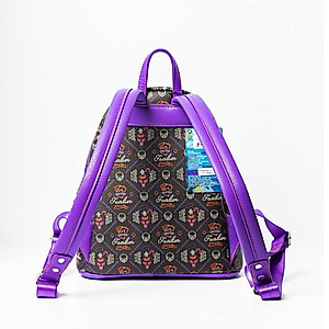 Loungefly x Disney Villains Dr Facilier AOP Mini Backpack Purple