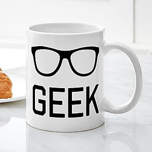 CafePress Geek Glasses Ceramic Coffee Mug, Tea Cup 11 oz