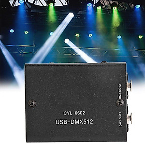 Stage Light Controller 512 Channel USB to DMX DMX512 LED Light DMX Stage Lighting Controller Channels Decoder Module