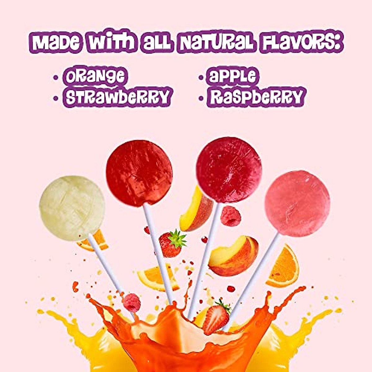 Xyloburst Sugar-Free Xylitol Candy Lollipops Suckers Made With Natural Flavors and Natural Colors, Good For Your Teeth, Dentist Recommended - Made in the USA (25 Count)