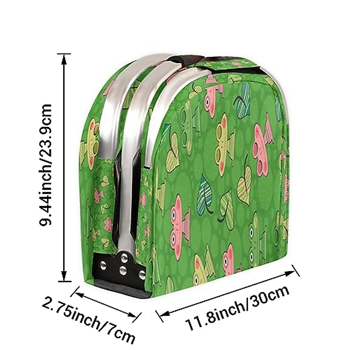 Tavisto Childish Frog Versatile and Durable Reusable Grocery Tote Bag - Spacious and Foldable with Fun Print Designs - Perfect for Shopping, Picnics, and Storage