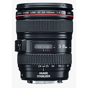 Canon EOS 6D 20.2 MP CMOS Digital SLR Camera with 3.0-Inch LCD and EF 24-105mm f/4L IS USM Lens Kit - Wi-Fi Enabled