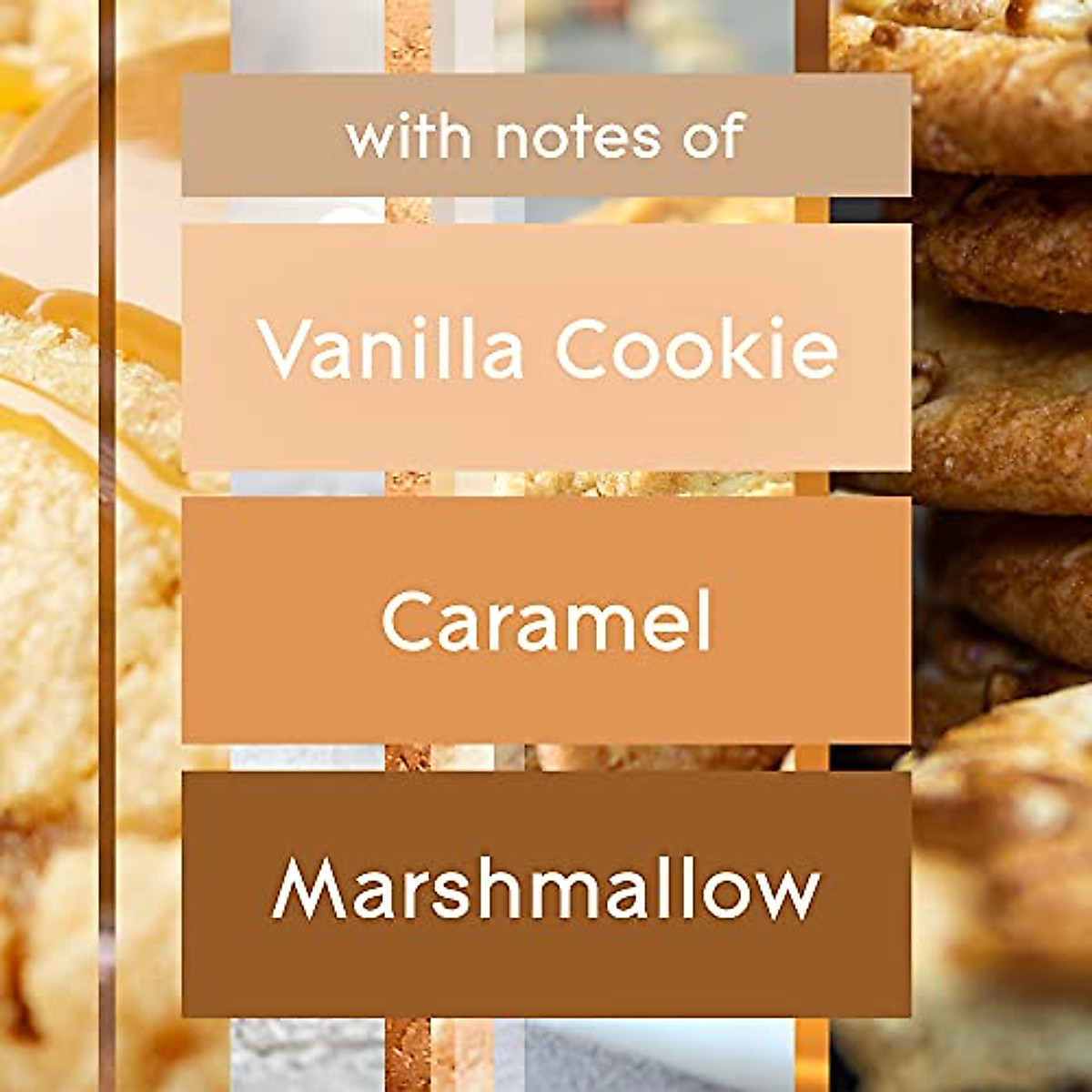 Glade Candle Jar, Air Freshener, Cookie Caramel Rush, 3.4 Oz