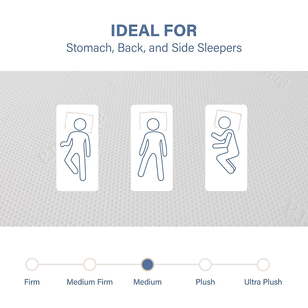 EGOHOME 8 inch Twin Mattress, Certified Cool Gel Memory Foam Mattress in a Box, CertiPUR-US Certified, Medium Mattress for Pressure Relieving, White