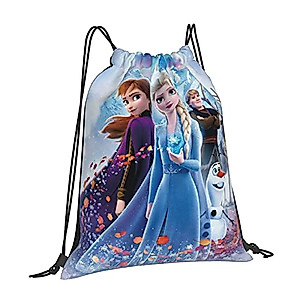 UWNXPIW Anime Drawstring Backpack Gym Yoga Travel String Bag Sport Sack for Women Men Adult